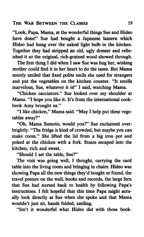 The War Between The Classes Author Gloria Miklowitz Random House