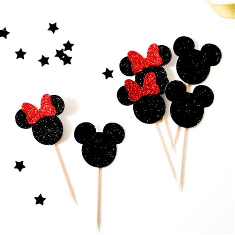 Mickey Mouse Glitter Etsy