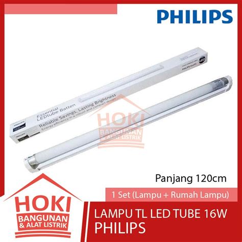 Jual Lampu Led Tube T8 Philips 16w Putih Tl 16 Watt Panjang 120cm 1200mm Shopee Indonesia