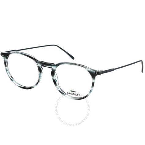 Lacoste Unisex Blue Round Eyeglass Frames L281542449 886895344524 Eyeglasses Jomashop