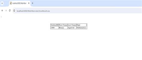Hibernate Example Web Application
