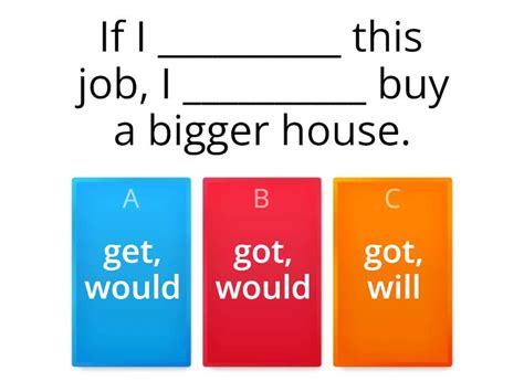 2nd Conditional Quiz