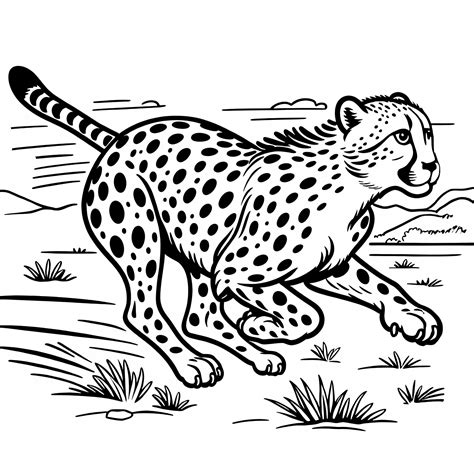 Gepard Malvorlage Gepard Ausmalbilder And Malvorlagen Animierte