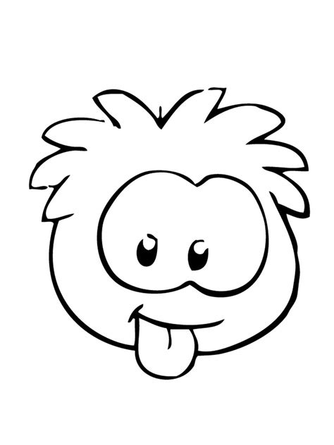 Puffle 7 Coloring Page
