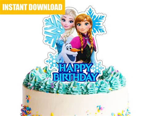 Frozen Cake Topper Adelaide At Stephanie Wolfe Blog