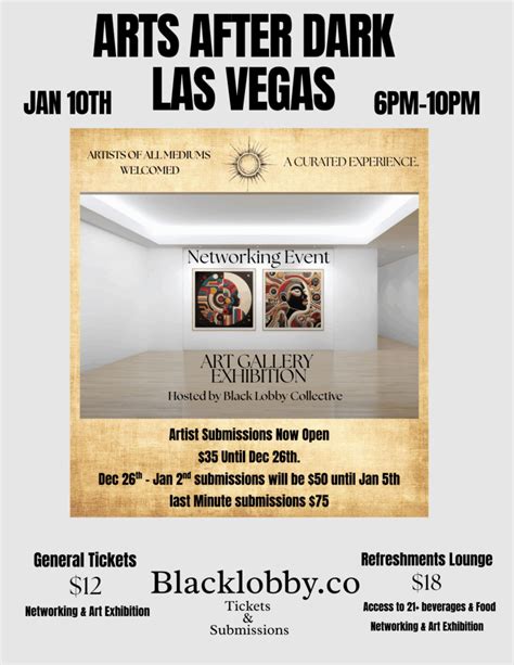 Arts After Dark Art Exhibition Networking Event Nevada Arts Council