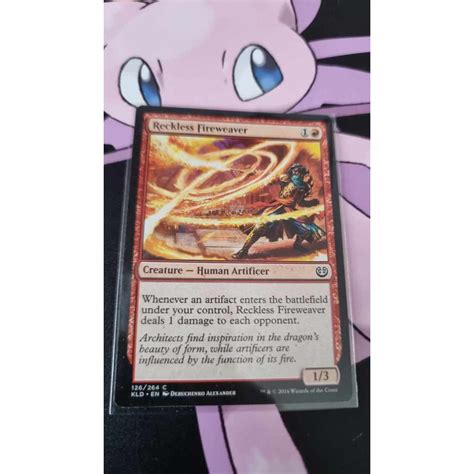 Reckless Fireweaver การ์ด Magic The Gathering ของแท้ จากชุด Kaladesh Shopee Thailand