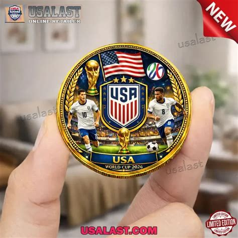 New Usa Team World Cup 2026 Commemorative Coin