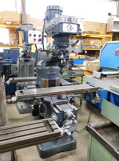 Used Amstar Vertical Milling Machine By Machinery Group Mv 49 For Sale In Orange City Iowa
