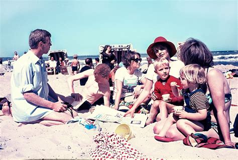 A Day At The Beach Interesting Color Snapshots Of People On American