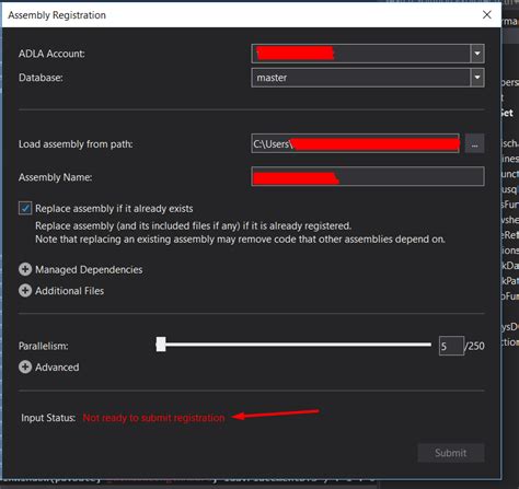 Net Why Can I Not Register This C Assembly For A U Sql Project