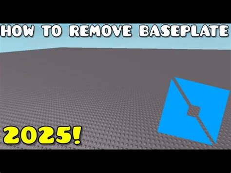 How To Delete The Baseplate In Roblox Studio 2025 Youtube