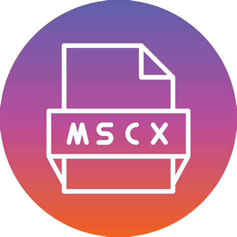 Mscx File Format Icon 15692112 Vector Art At Vecteezy