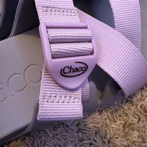 Lilac Womens Chaco Slides Size 8 Super Good Depop