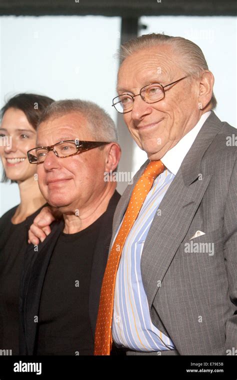 New York Usa 09th Sep 2014 Architect Daniel Libeskind C Jessica