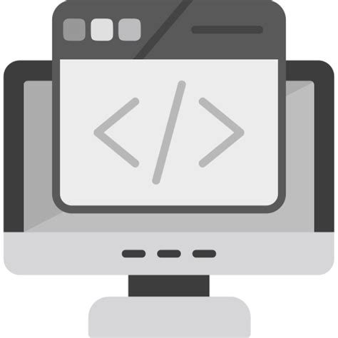 Coding Generic Grey Icon Coding Generic Grey Icon