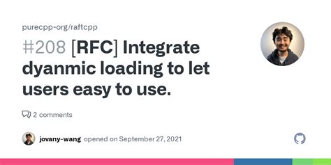 Rfc Integrate Dyanmic Loading To Let Users Easy To Use · Issue 208 · Purecpp Orgraftcpp