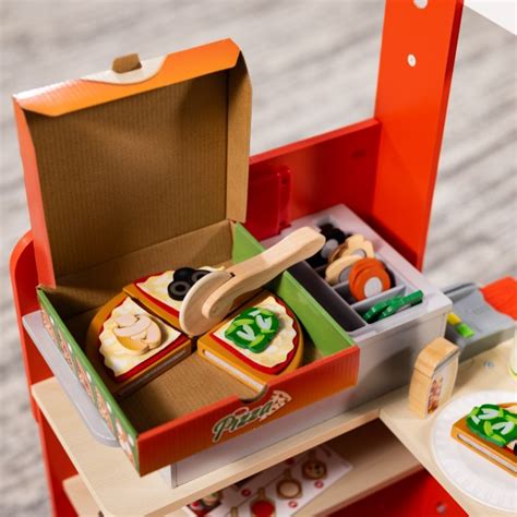 Melissa And Doug Wooden Pizza Food Truck Activity Center