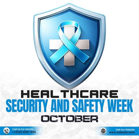 Healthcare Security And Safety Week Social Media Post Template