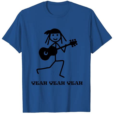 Guitarist Yeah Yeah Yeah T Shirt Sold By Ian Sharp Sku 8149797 50 Off Printerval