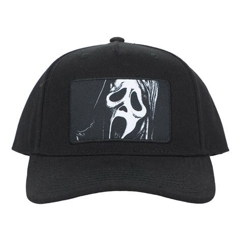 Bioworld Scream Movie Ghostface Patch Precurve Snapback Cap Hat 1 Each