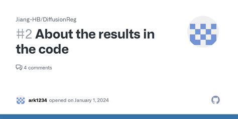 About The Results In The Code · Issue 2 · Jiang Hbdiffusionreg · Github