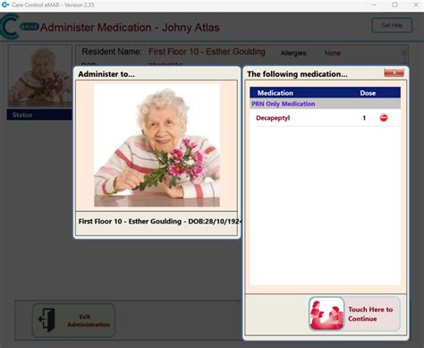 Administering Medication On Emar Care Control Learning Hub