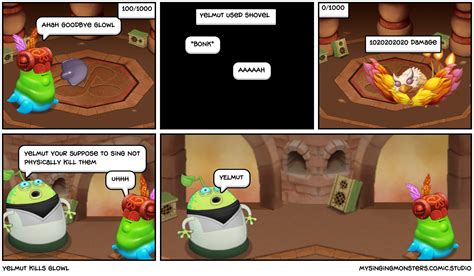Yelmut Kills Glowl Comic Studio