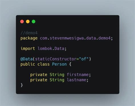 Lombok Data Annotation Streamlining Java Development