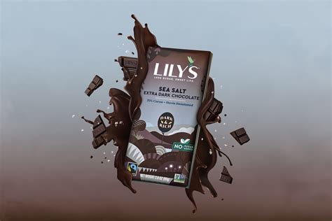 Lilys Sweets Sea Salt Extra Dark Chocolate Candy Bar 28 Oz