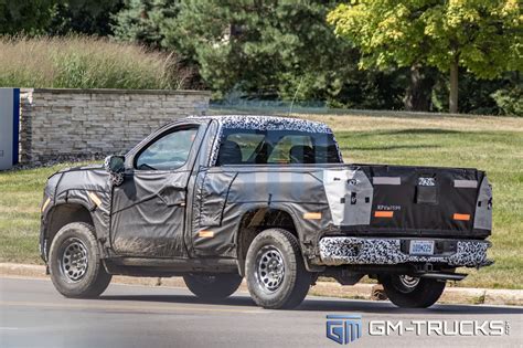 2027 Silverado Wt Regular Cab Spied With Led Lights And Bold New Grille