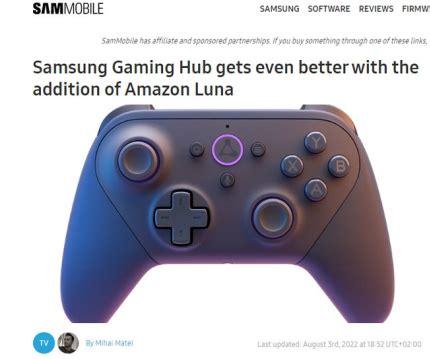 继微软xbox后，三星智能电视游戏中心再引入亚马逊luna天极网