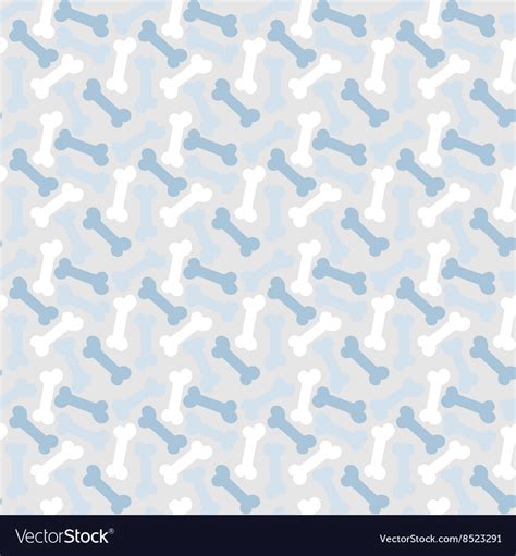 Bone Seamless Pattern Royalty Free Vector Image