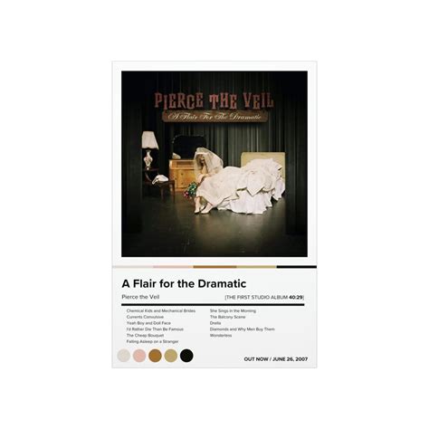 A Flair For The Dramatic Album Cover Poster