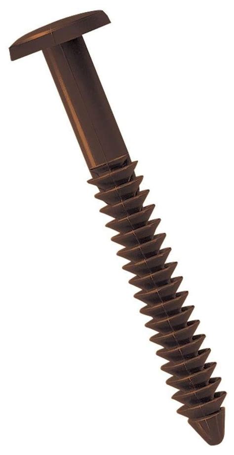 Midamerica Shutter Lok Fasteners 3 Federal Brown Vinyl Shutter