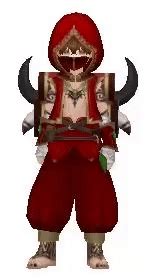 Persian Warrior Red Suit M Madrigal Inside