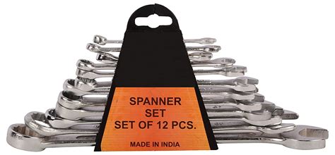 Buy Ikis 12 Piece Spanner Combination Socket Set For Plumbing Motor Work Etc Heavy Duty