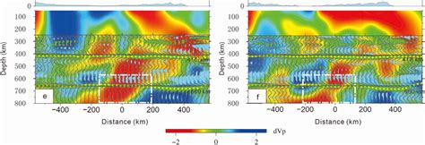 P‐wave Perturbation Profiles Overlain On Common Conversion Point Ccp