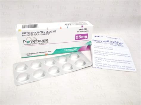 Promethazine Hydrochloride Tablets 25mg Manufacturers India