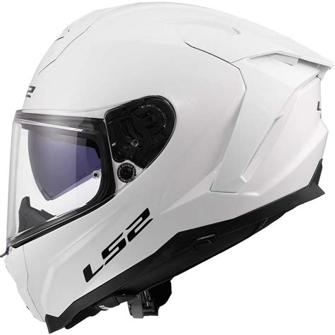 Ls2 Ff817 Challenger Ii Solid Full Face Motorcycle Helmet White For
