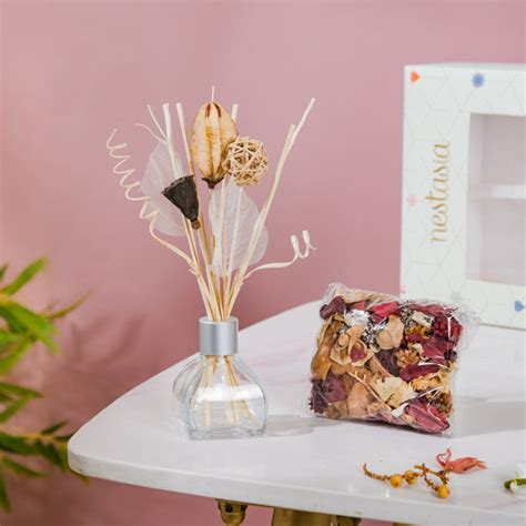 Lavender Bouquet Reed Diffuser T Box Set Of 3 Online Premium Diffuser Nestasia
