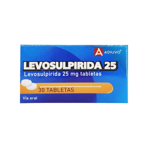 Levosulpirida Adiuvo 25mg 1 De 30 Tabletas Apomedix