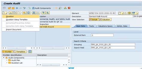 Audit Management In Sap Ehs Solution Portfolio Sap Community