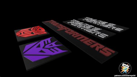 Stl File Transformers Logosemblems 🤖 ・3d Printable Model To Download・cults