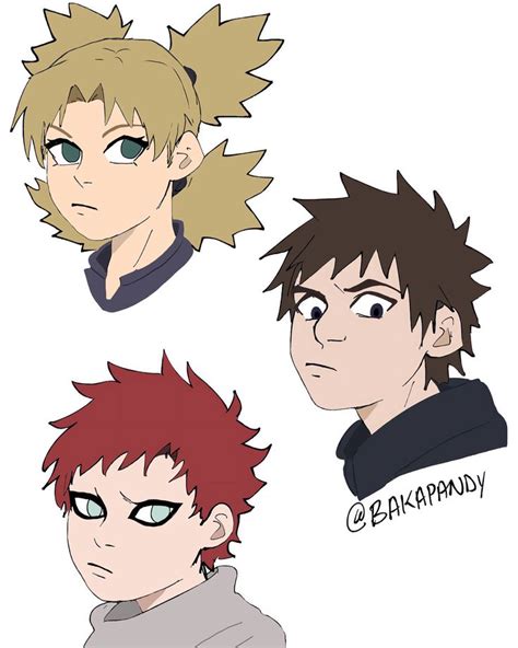 Temari Kankuro Gaara By Bakapandy Сасуки учина Нара