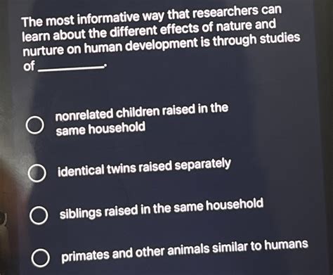 solved the most informative way that researchers can learn