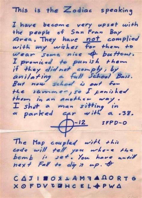 zodiac killer s final two messages may have been decoded and his identity finally revealed