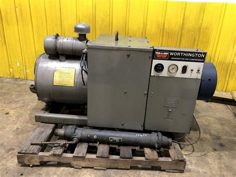 30 Hp Worthington Monorotor Model 30rs 120b Air Compressor Stock 17301