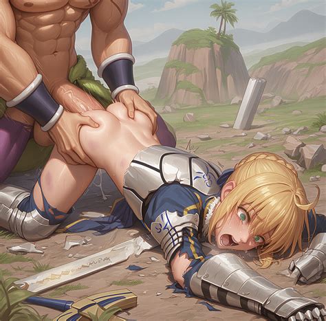 Rule 34 Ai Generated Ambiguous Penetration Artoria Pendragon Broken Armor Broken Weapon Broly