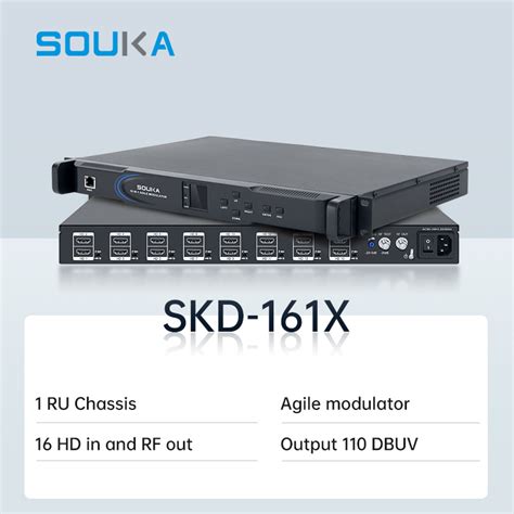 Coaxial Tv Modulator 1 Ru Chassis Agile Modulator 16 Hd Modulator Hd